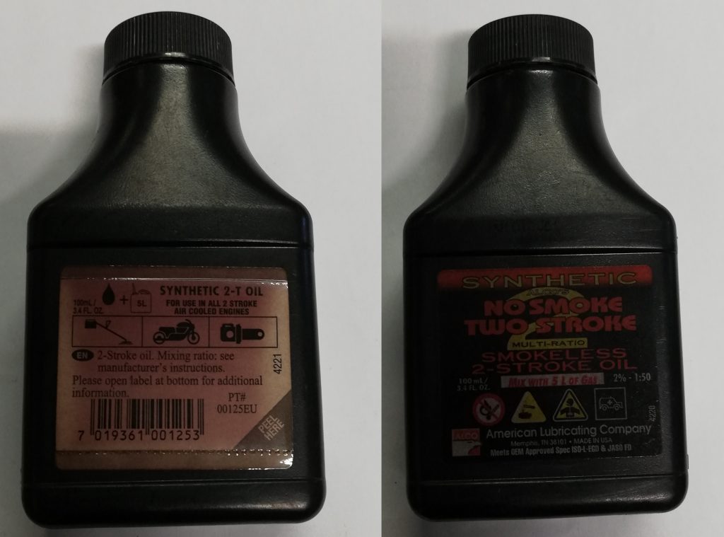 Alco's Synthetic No Smoke Two Storke Oil 100ml #00125EU - Texas Direct